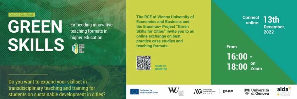 Webinar: Πράσινες δεξιότητες: Ενσωμάτωση καινοτόμων μορφών διδασκαλίας ...